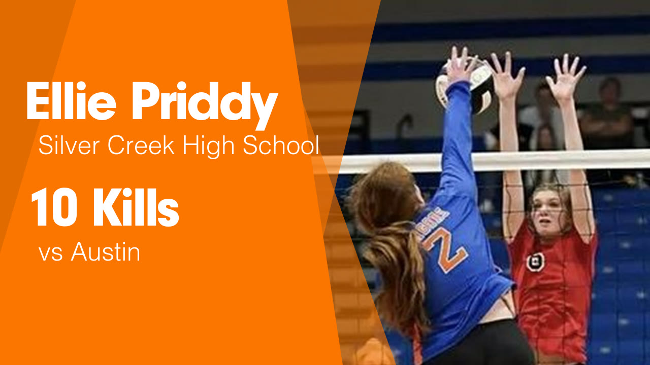 10 Kills vs Austin - Ellie Priddy highlights - Hudl