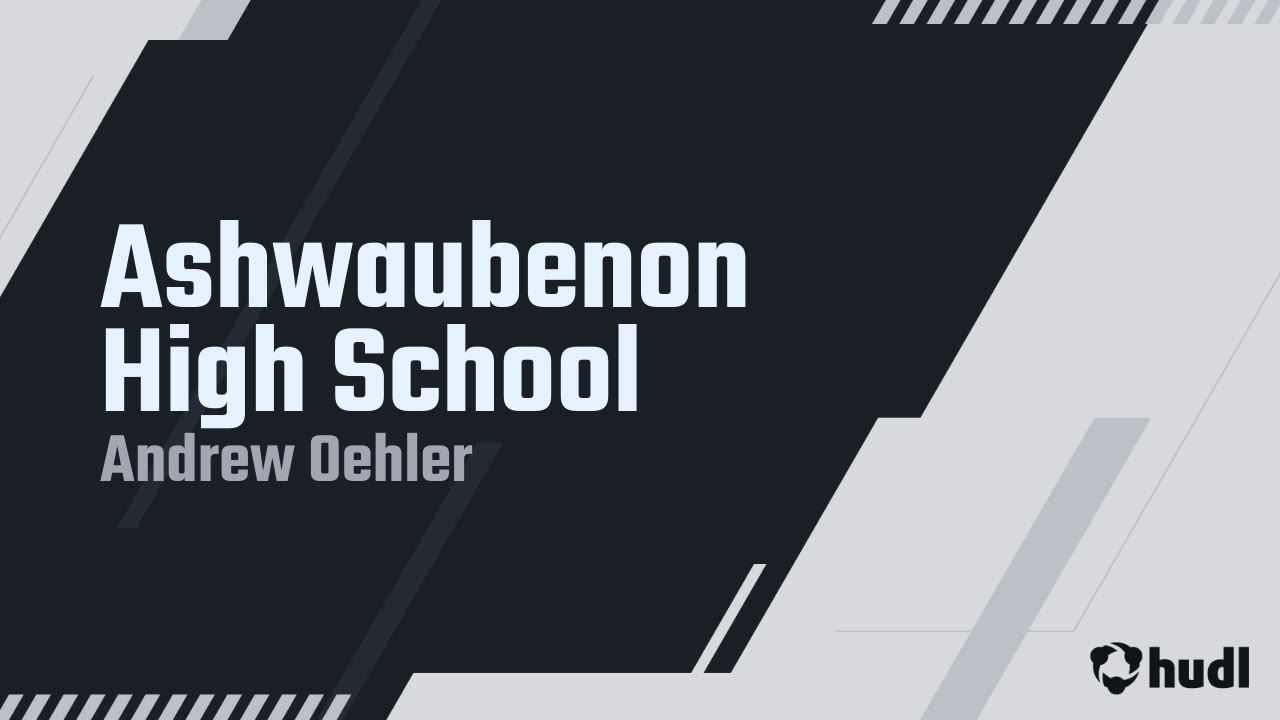 Ashwaubenon High School - Andrew Oehler highlights - Hudl