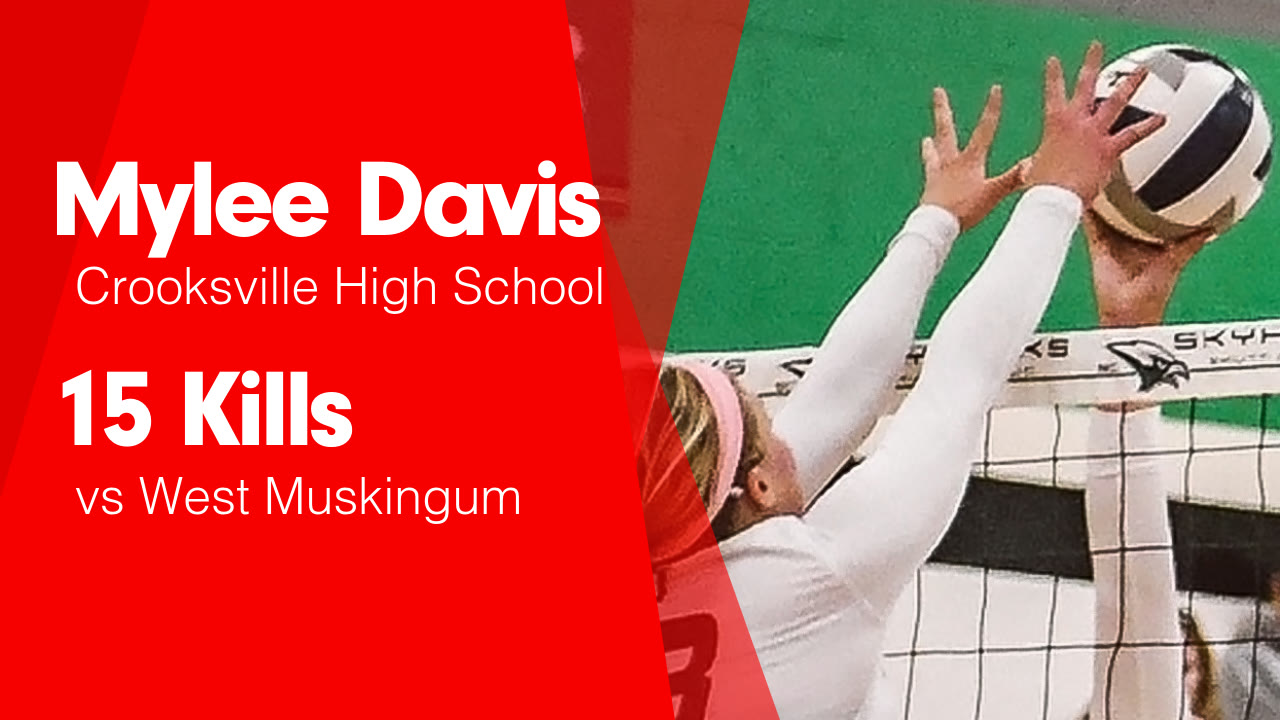 15 Kills vs West Muskingum - Mylee Davis highlights - Hudl