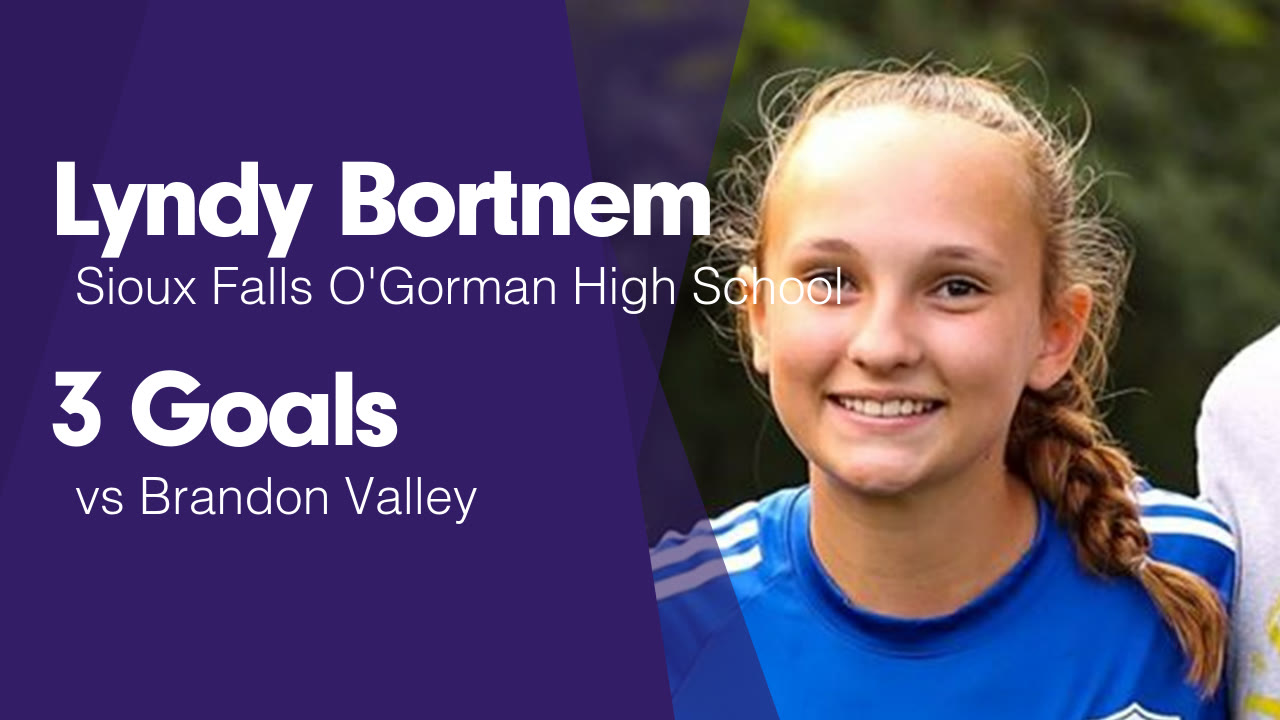 3 Goals vs Brandon Valley - Lyndy Bortnem highlights - Hudl