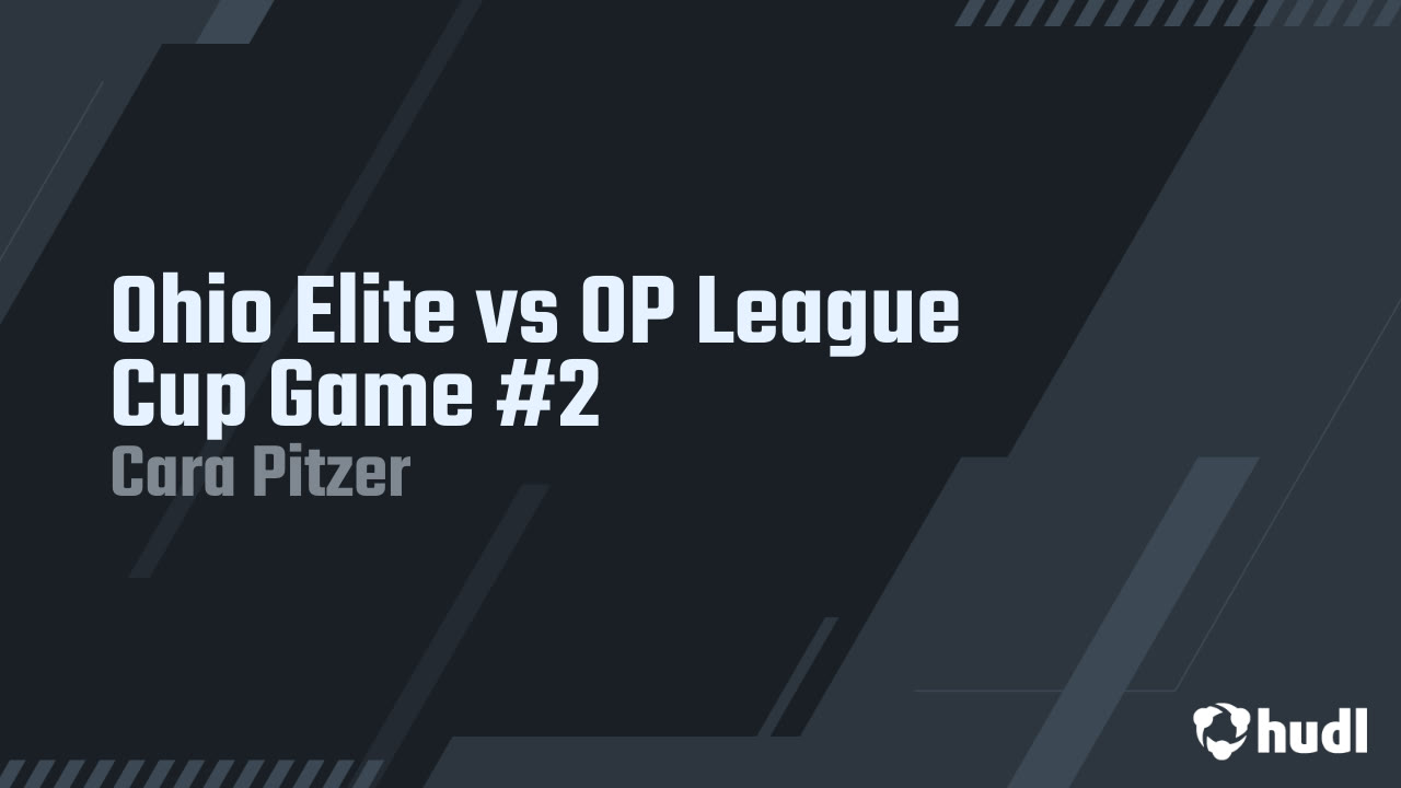 Ohio Elite vs OP League Cup Game #2 - Cara Pitzer highlights - Hudl