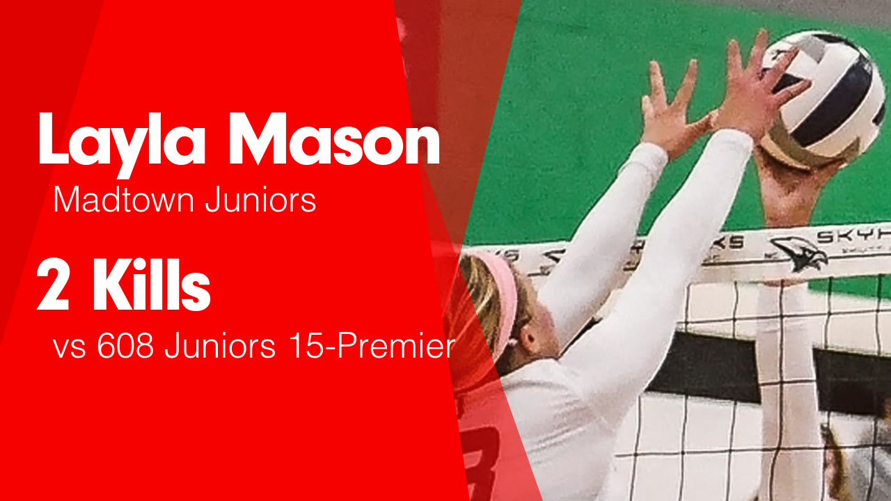 2 Kills vs 608 Juniors 15-Premier - Layla Mason highlights - Hudl