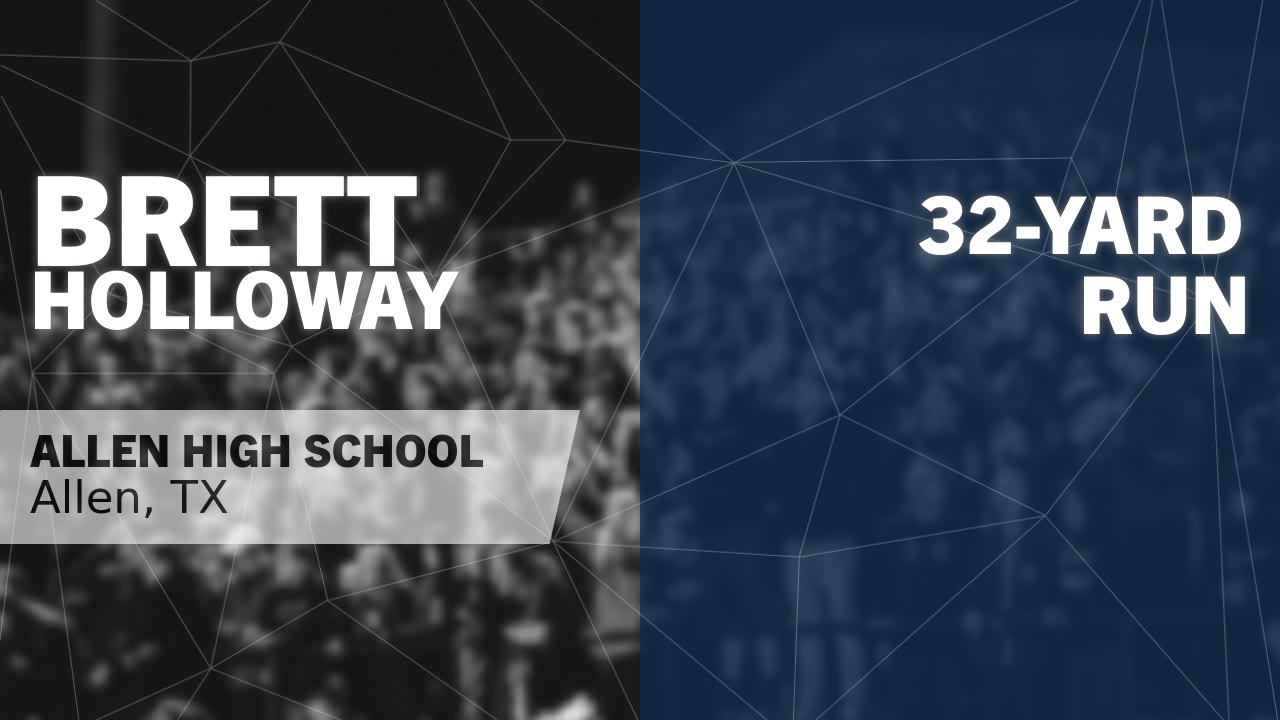 32-yard Run vs Cedar Hill - Brett Holloway highlights - Hudl