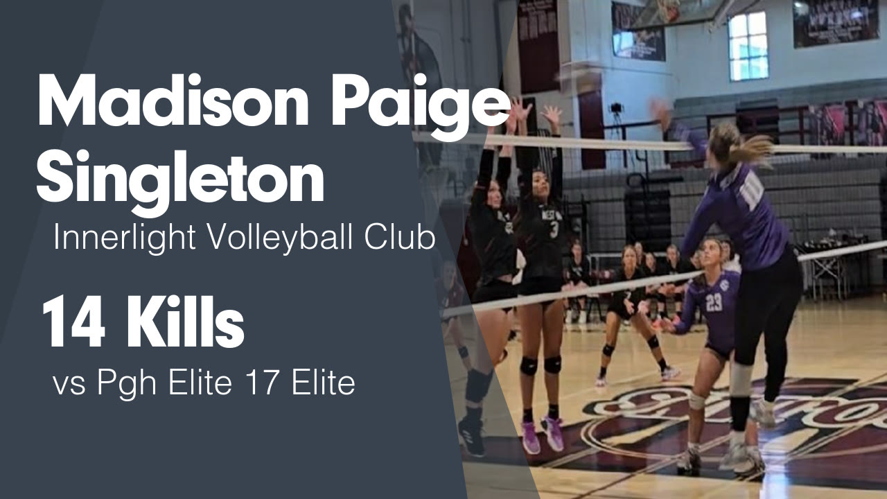 14 Kills vs Pgh Elite 17 Elite - Madison Paige Singleton highlights - Hudl