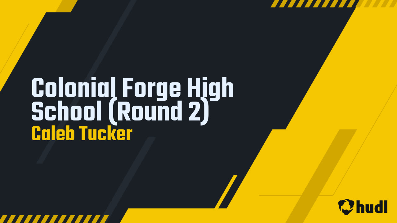 Colonial Forge High School (Round 2) - Caleb Tucker highlights - Hudl