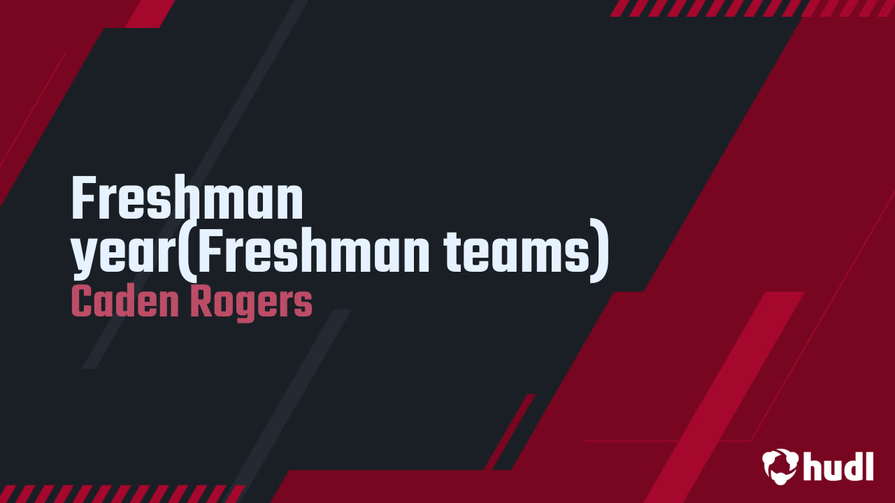 Freshman year(Freshman teams) - Caden Rogers highlights - Hudl