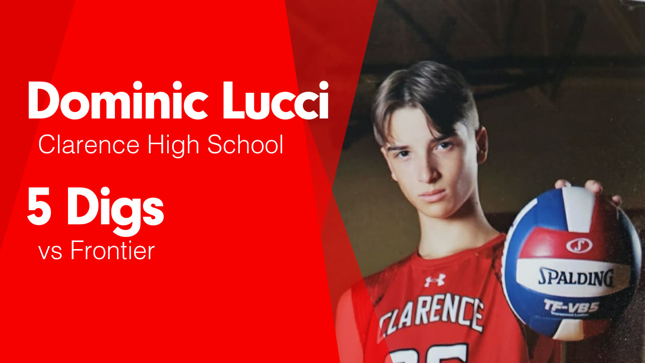 5 Digs vs Frontier - Dominic Lucci highlights - Hudl