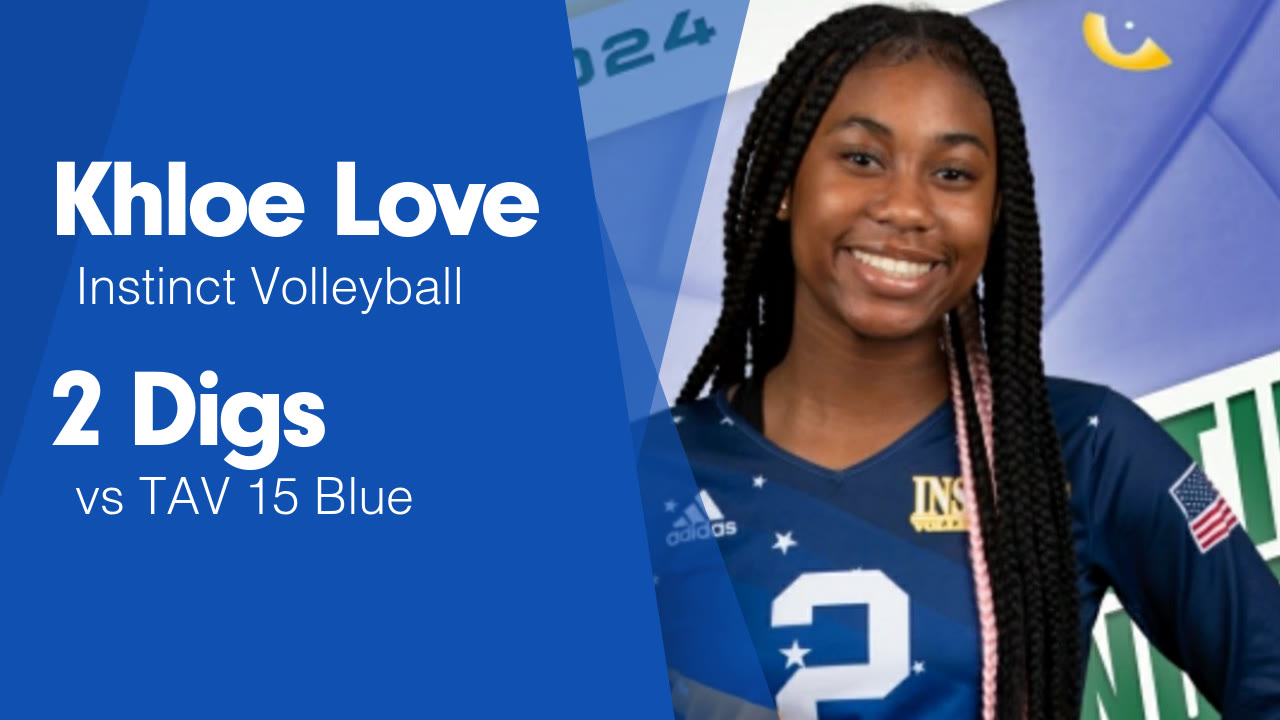 2 Digs vs TAV 15 Blue - Khloe Love highlights - Hudl