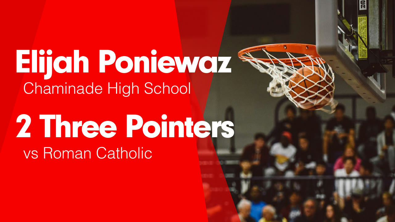 2 Three Pointers vs Roman Catholic - Elijah Poniewaz highlights - Hudl