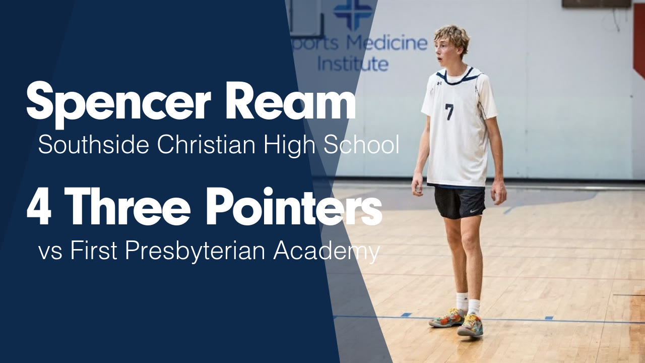 4 Three Pointers vs First Presbyterian Academy - Spencer Ream highlights - Hudl