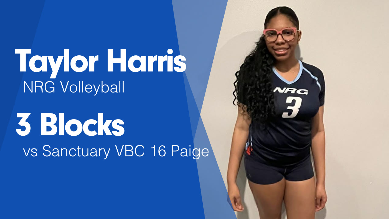 3 Blocks vs Sanctuary VBC 16 Paige - Taylor Harris highlights - Hudl