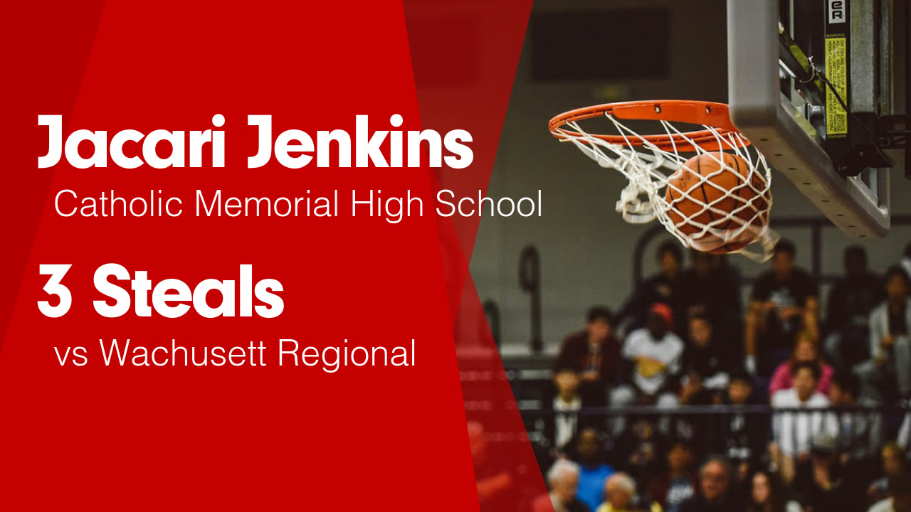 3 Steals vs Wachusett Regional - Jacari Jenkins highlights - Hudl