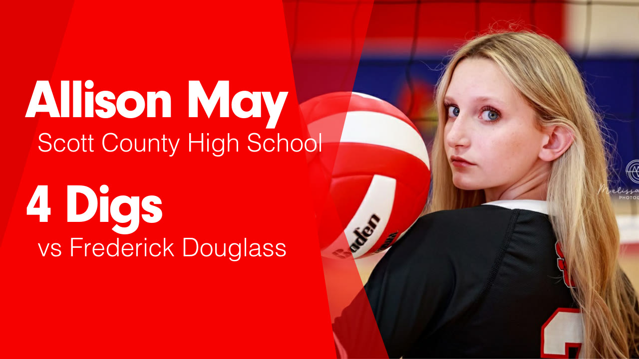 4 Digs vs Frederick Douglass - Allison May highlights - Hudl