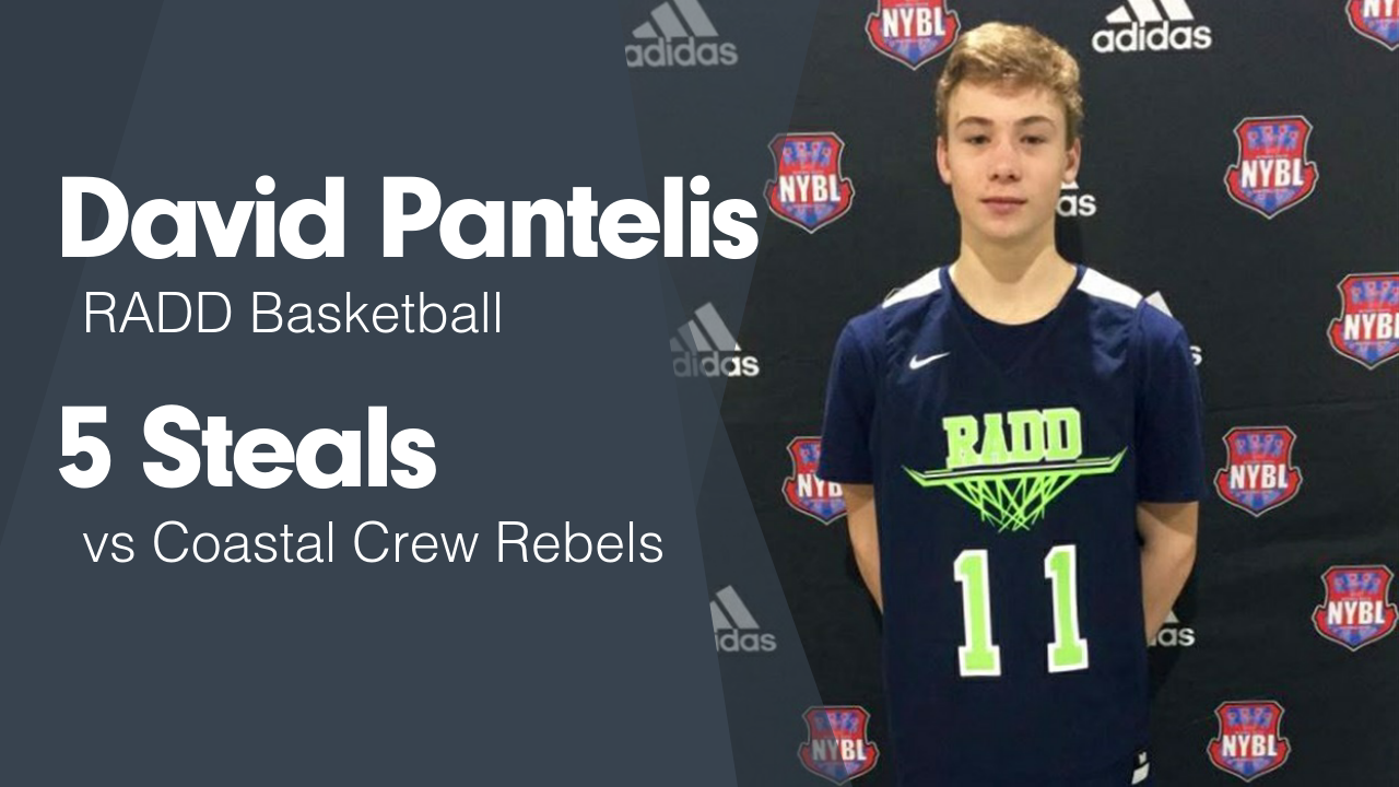 5 Steals vs Coastal Crew Rebels - David Pantelis highlights - Hudl