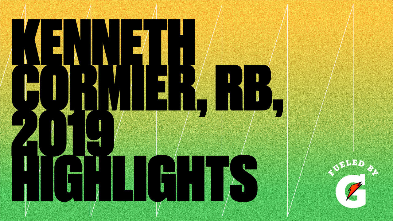 Kenneth Cormier, RB, 2019 Highlights - Kenneth Cormier Jr highlights - Hudl