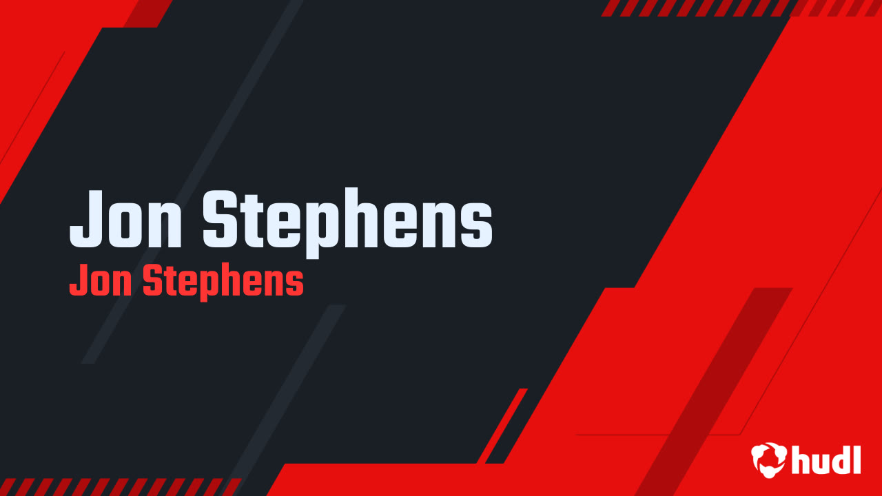 Jon Stephens - Jon Stephens highlights - Hudl