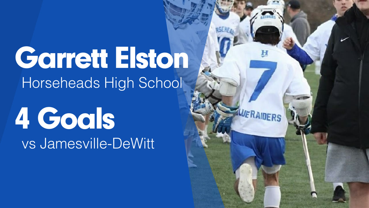 4 Goals vs Jamesville-DeWitt - Garrett Elston highlights - Hudl